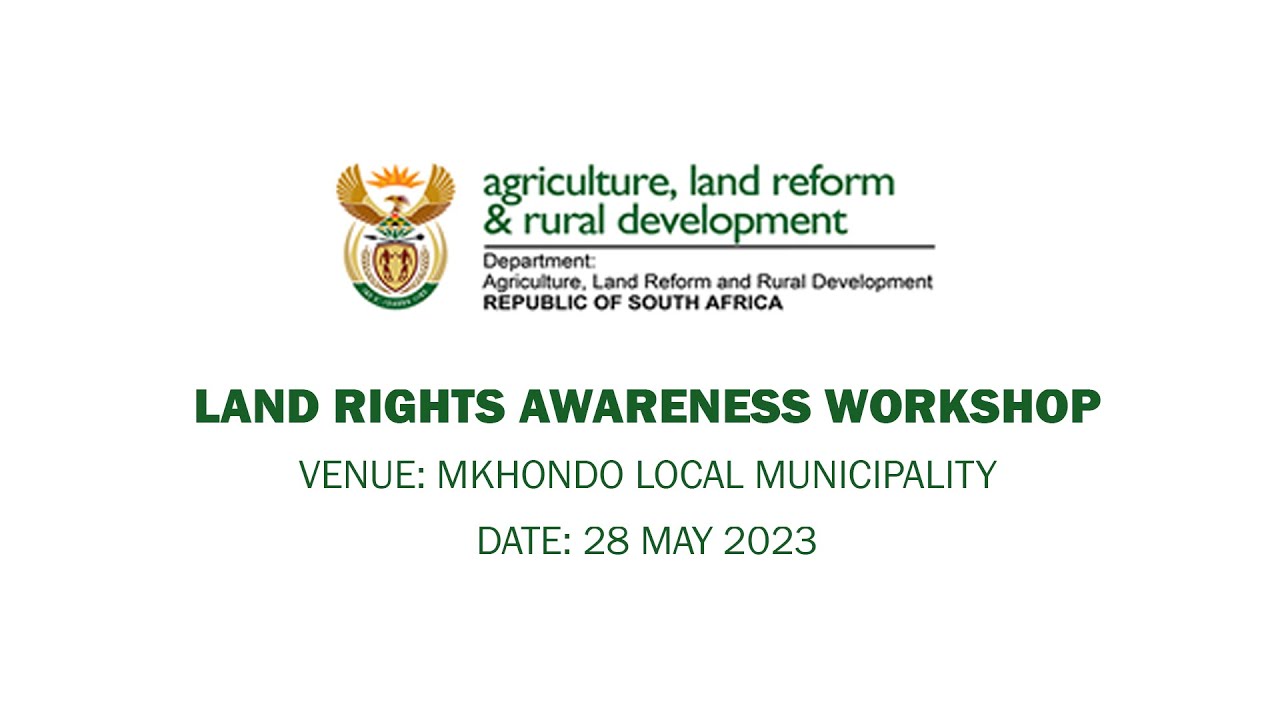 Department of Agriculture, Land Reform and Rural Development - YouTube