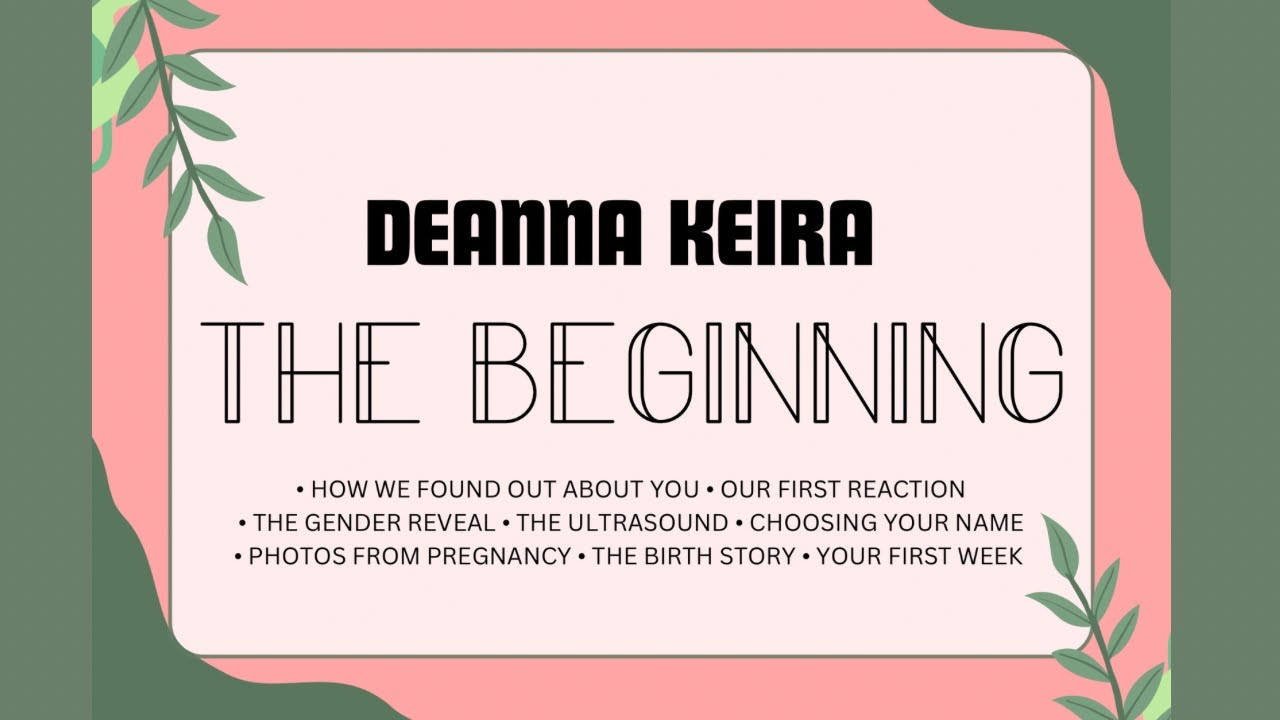 A Birth Story : Documenting the Beginning of Our Baby Girl's Story ...