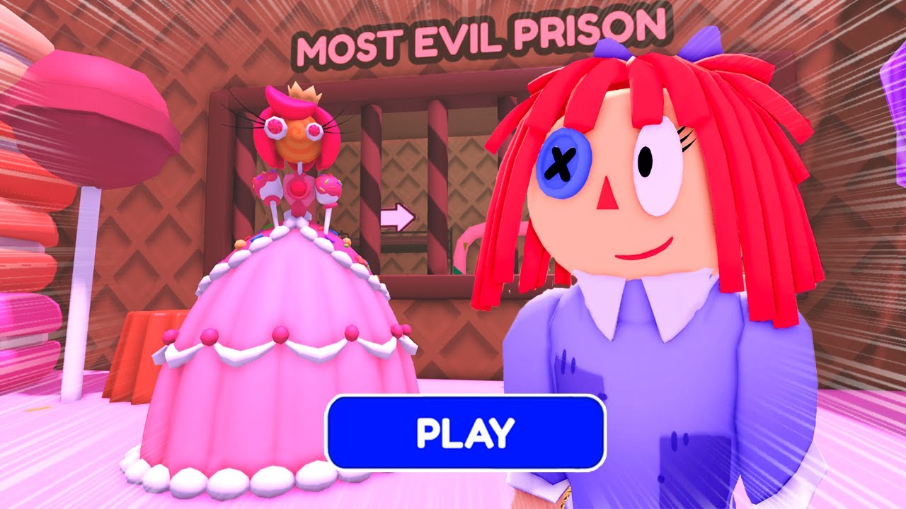 DIGITAL CIRCUS CANDY LAND PRISON RUN Obby New Update Roblox - All ...