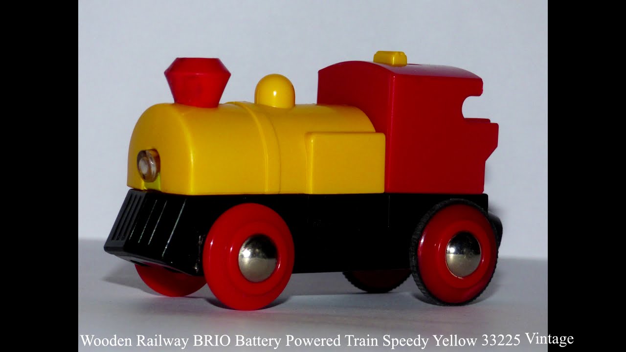 FOR SALE ON EBAY: Wooden Railway BRIO Battery Powered Train Speedy ...