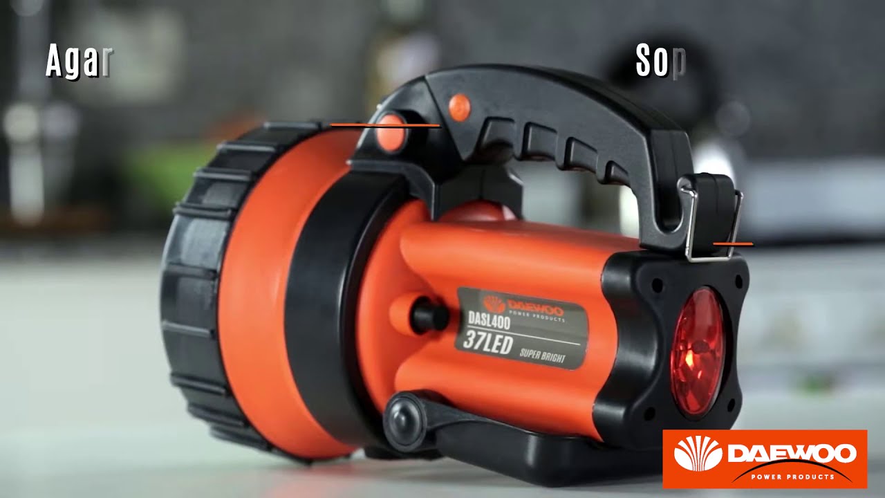 Linterna Led Recargable DASL400 | DAEWOO - YouTube