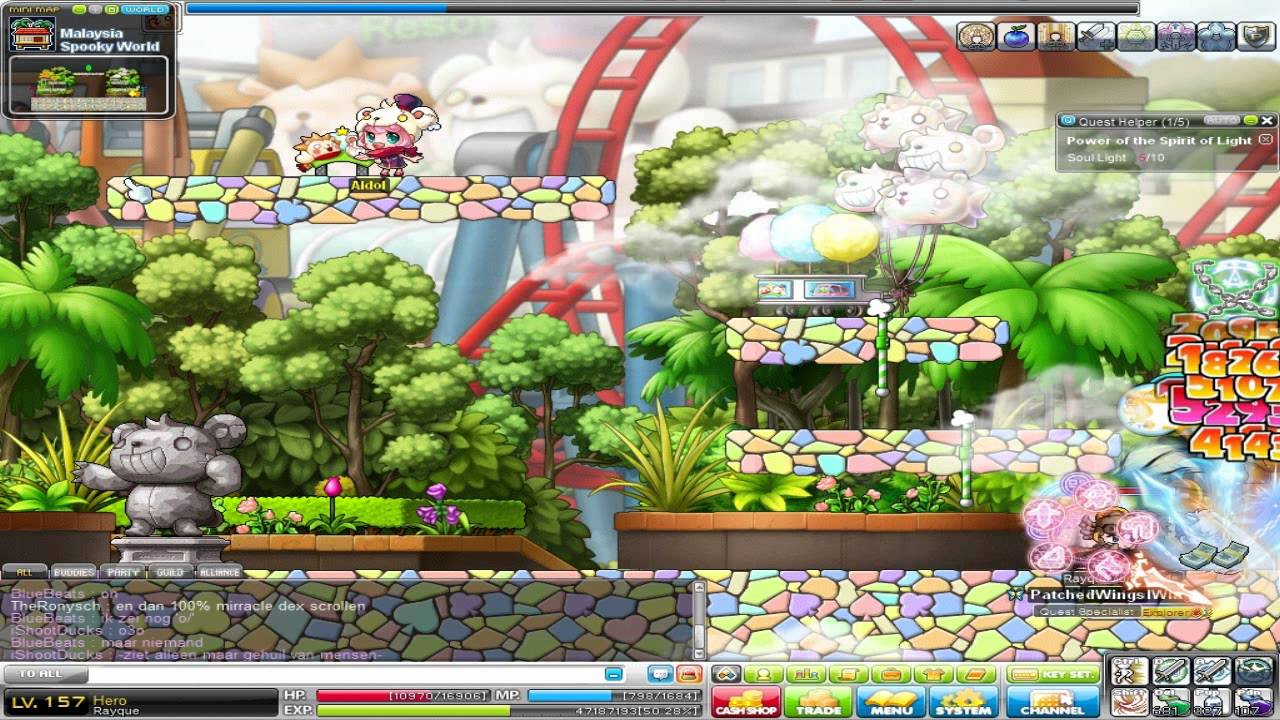MapleStory Europe - Level 169 Dual Blade & Level 157 High-Dex Hero vs ...