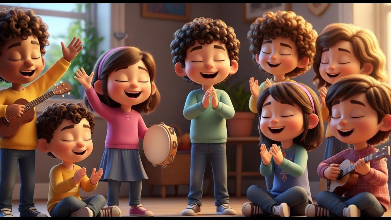 Heureux avec Dieu – Chanson chrétienne joyeuse pour enfants - YouTube