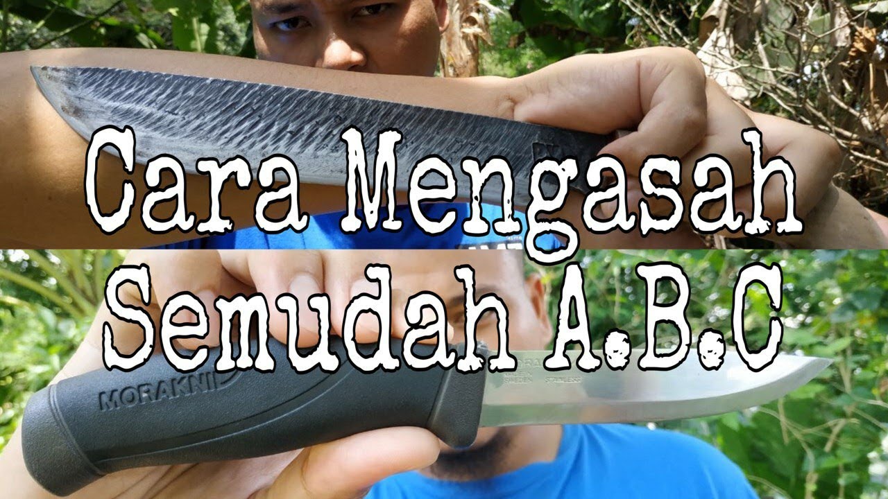 TEKNIK MENGASAH PARANG DAN PISAU | Aktiviti ketika PKP - YouTube