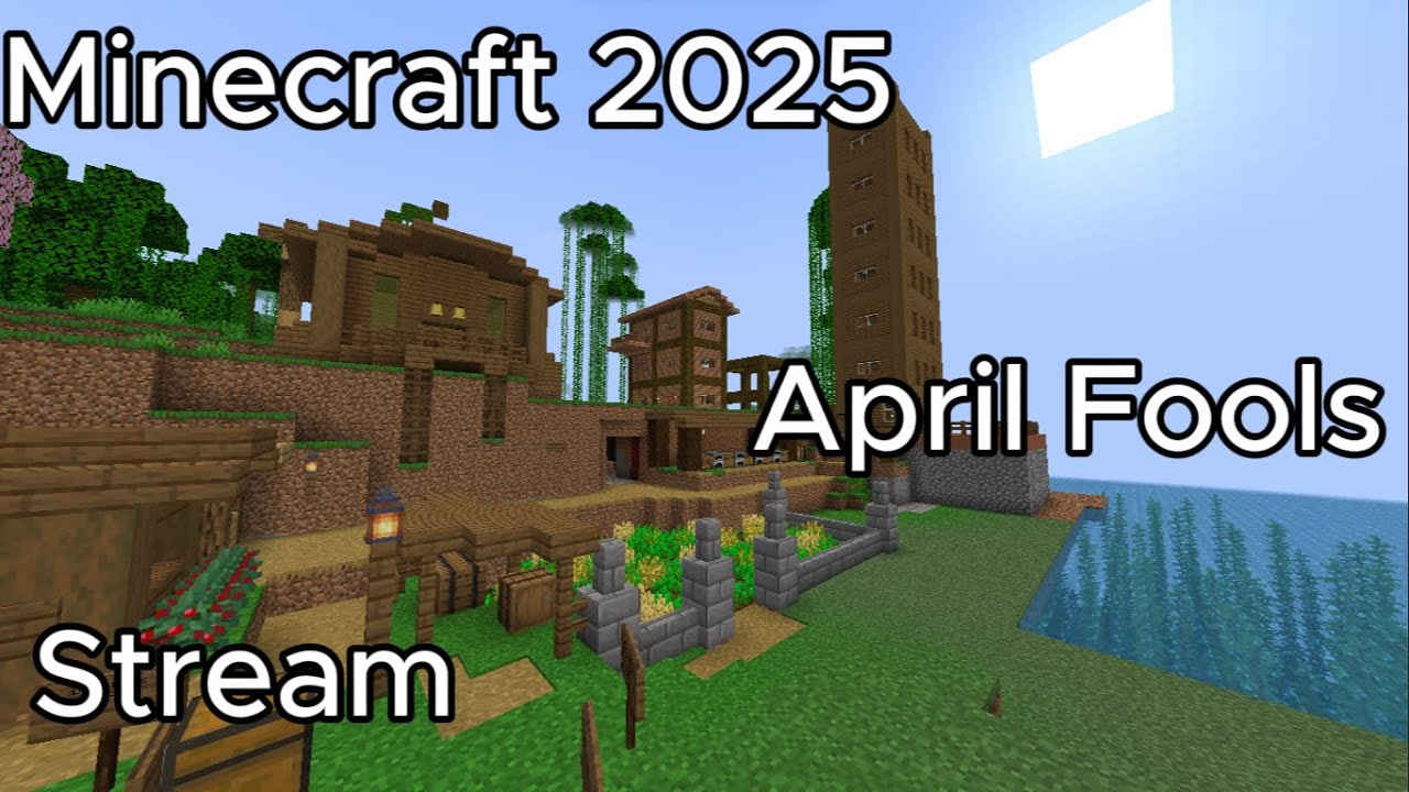 April Fools Minecraft stream :D - YouTube