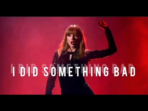 Taylor Swift - I DID SOMETHING BAD (AMAs performance)