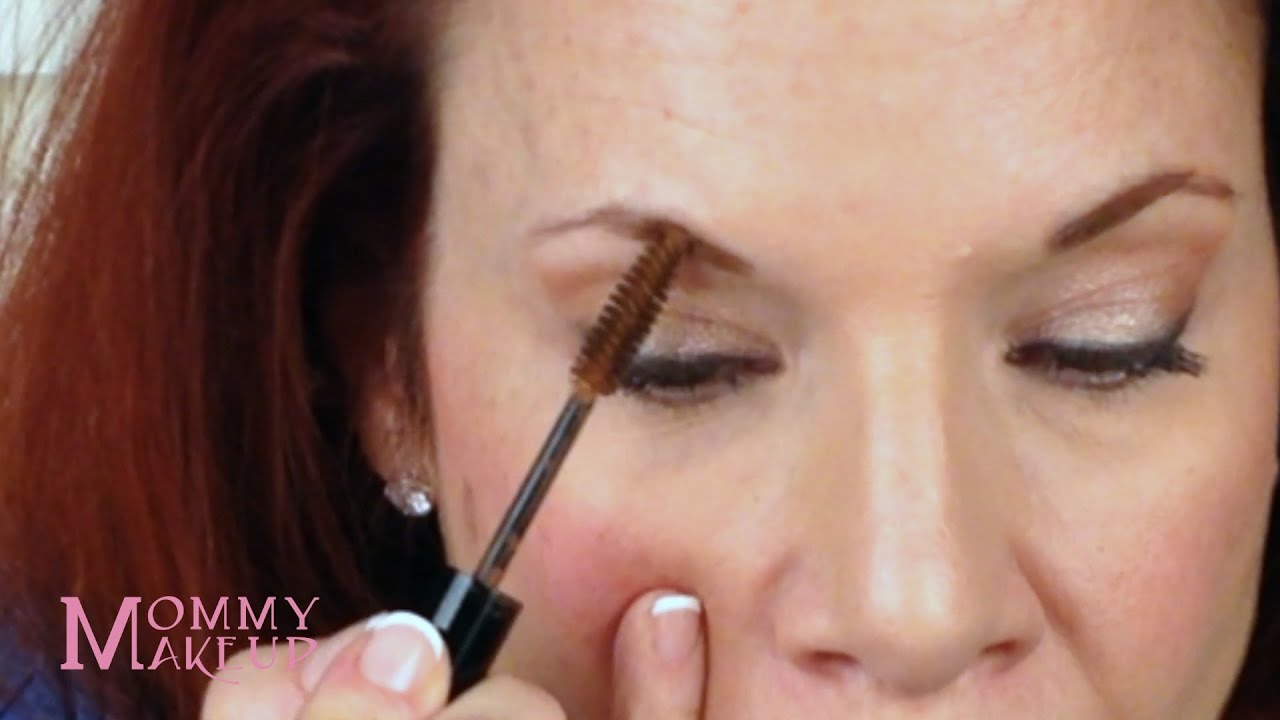 How to apply Brow Tint for Thinner Eyebrows by Mommy Makeup - YouTube