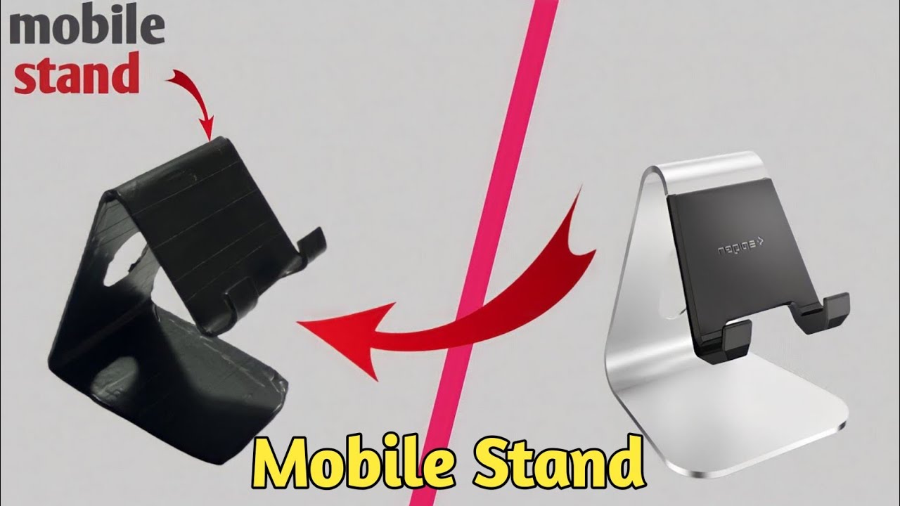 How To Make Mobile Stand At Home ( PVC Pipe ) - YouTube