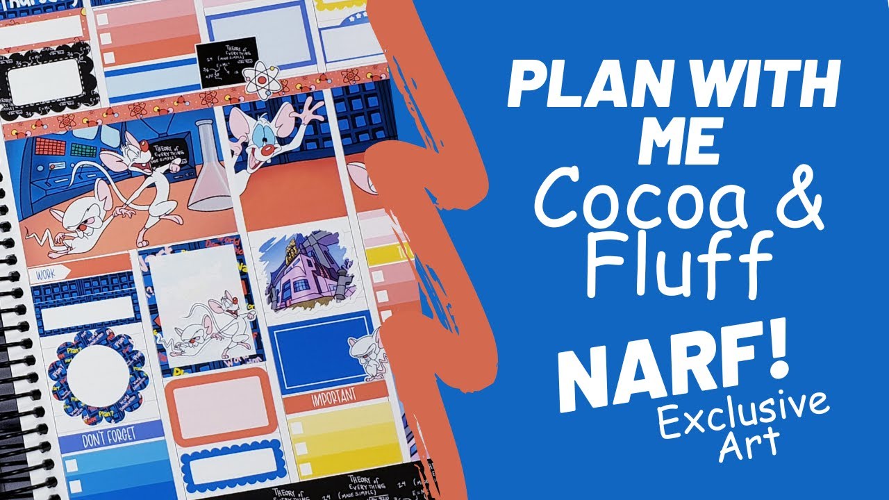 Plan With Me Featuring Exclusive Art Narf! - YouTube