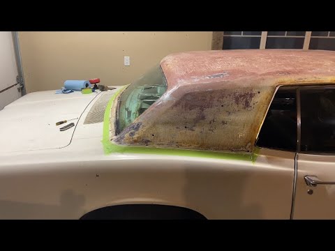 Part two- 1968 Thunderbird vinyl top replacement; rust repair and ...