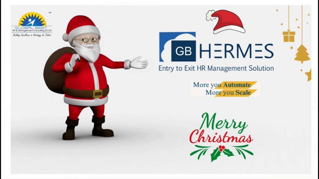 Merry Christmas from Global Best HR | Gift of Automation with GB HERMES ...