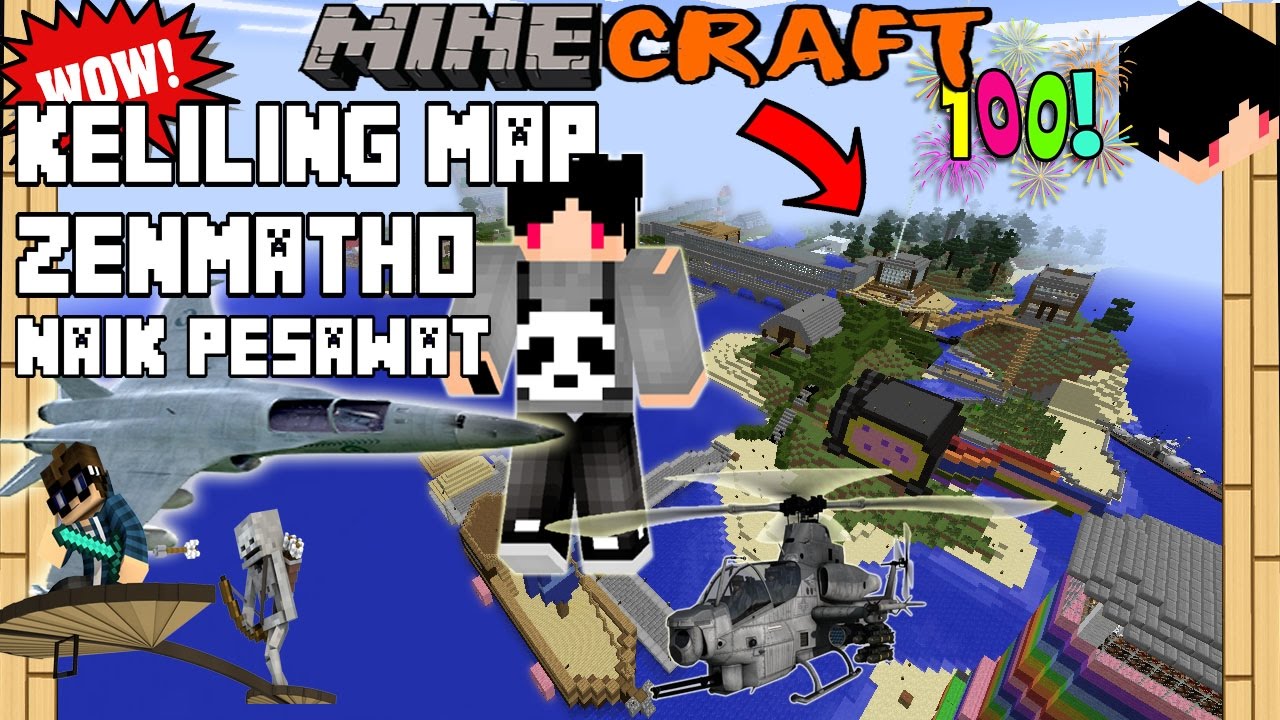 WOW! SHOWCASE MAP ZENMATHO EPS 100 PAKE MOD PESAWAT JET DAN HELIKOPTER ...