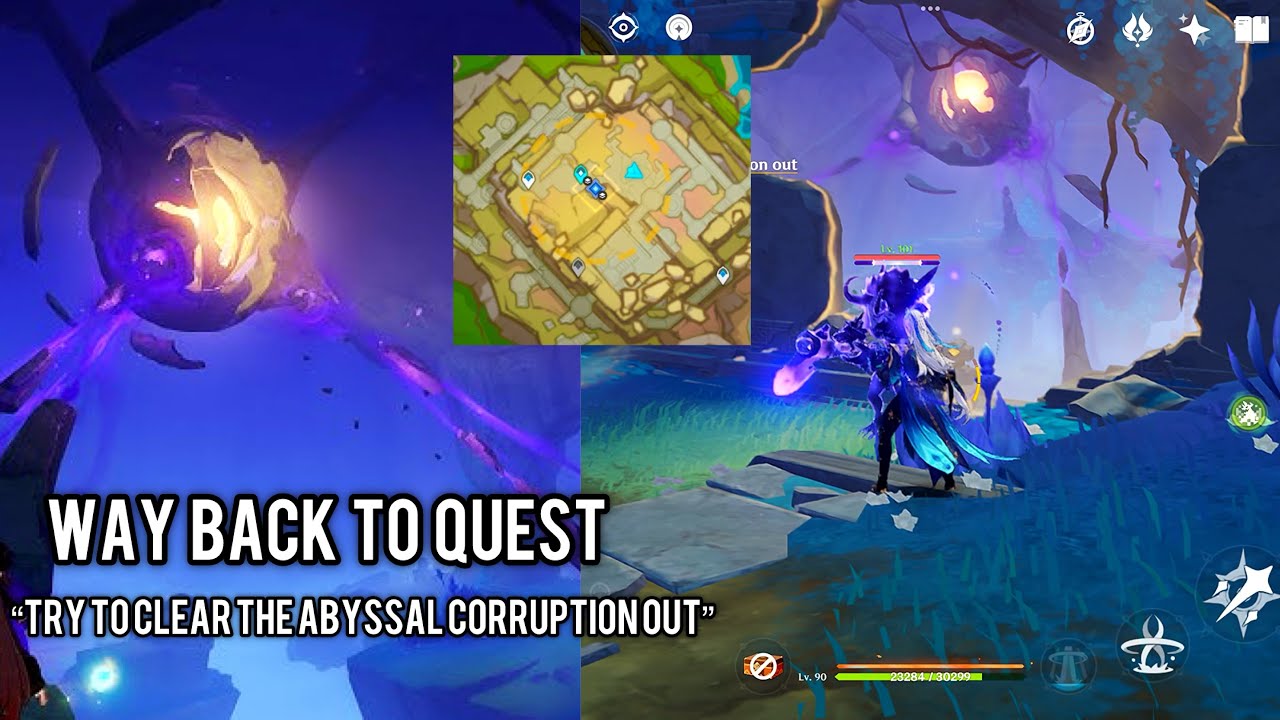 Way back to quest - TRY TO CLEAR THE ABYSSAL CORRUPTION OUT | Natlan ...