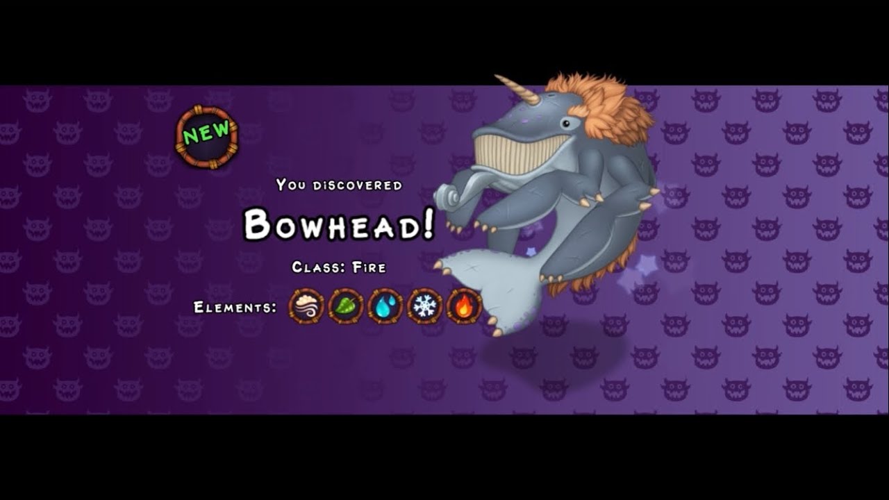 Bowhead on Amber island- my singing monsters - YouTube