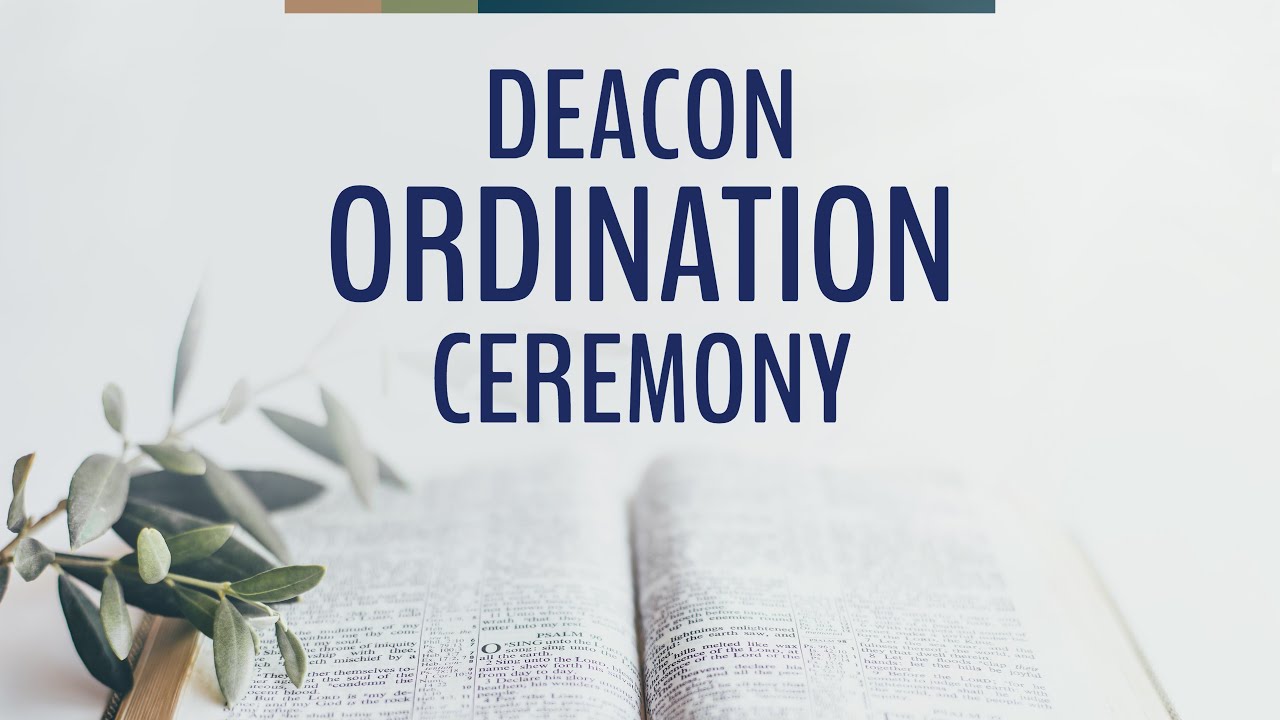 Deacon Ordination Ceremony - YouTube