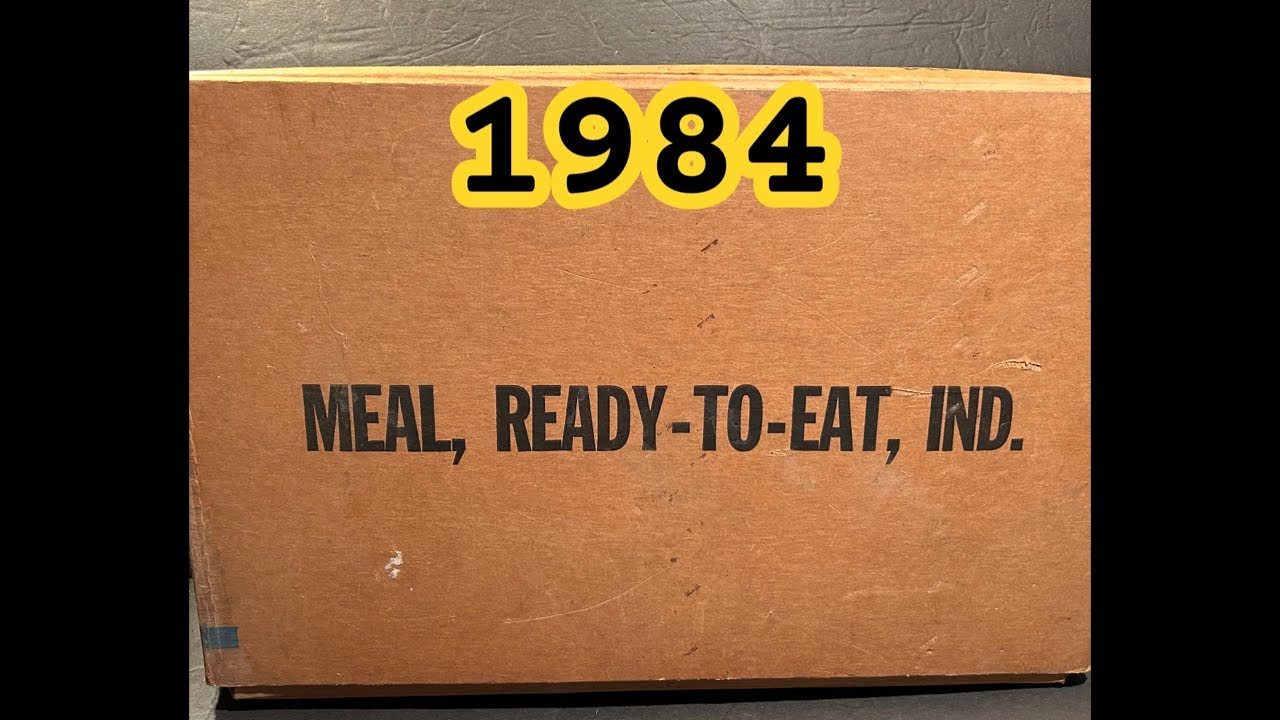 1984 Vintage MRE Case opening Saturday Night Smoke Show 🔴Live - YouTube
