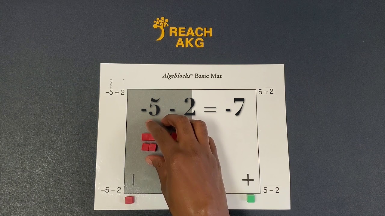Adding and Subtracting Integers | Algebra Blocks - YouTube