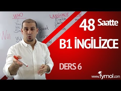 48 Saatte B1 İngilizce Öğreniyorum Ders 6 |  En İyi Online İngilizce Kursu