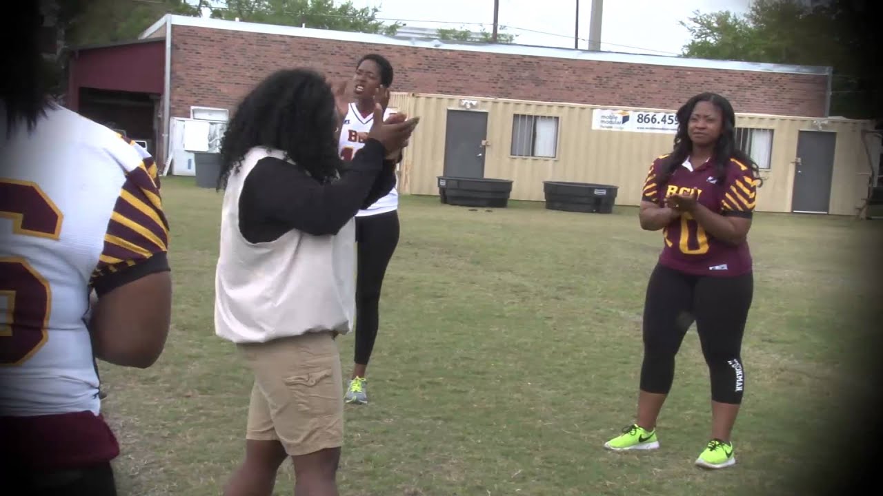 2014 B-CU Remona Thompson Women's Football Clinic Promo Video - YouTube
