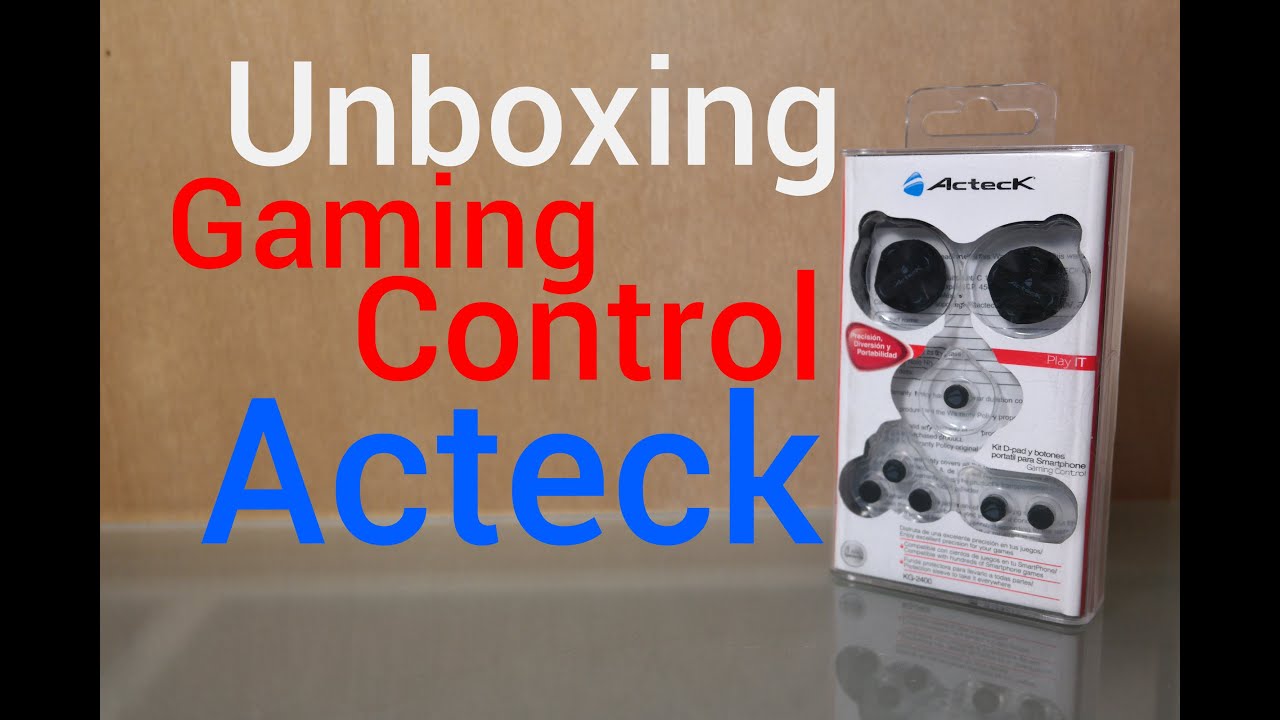 Gaming Control Acteck para Tablet y SmartPhone | Unboxing - YouTube