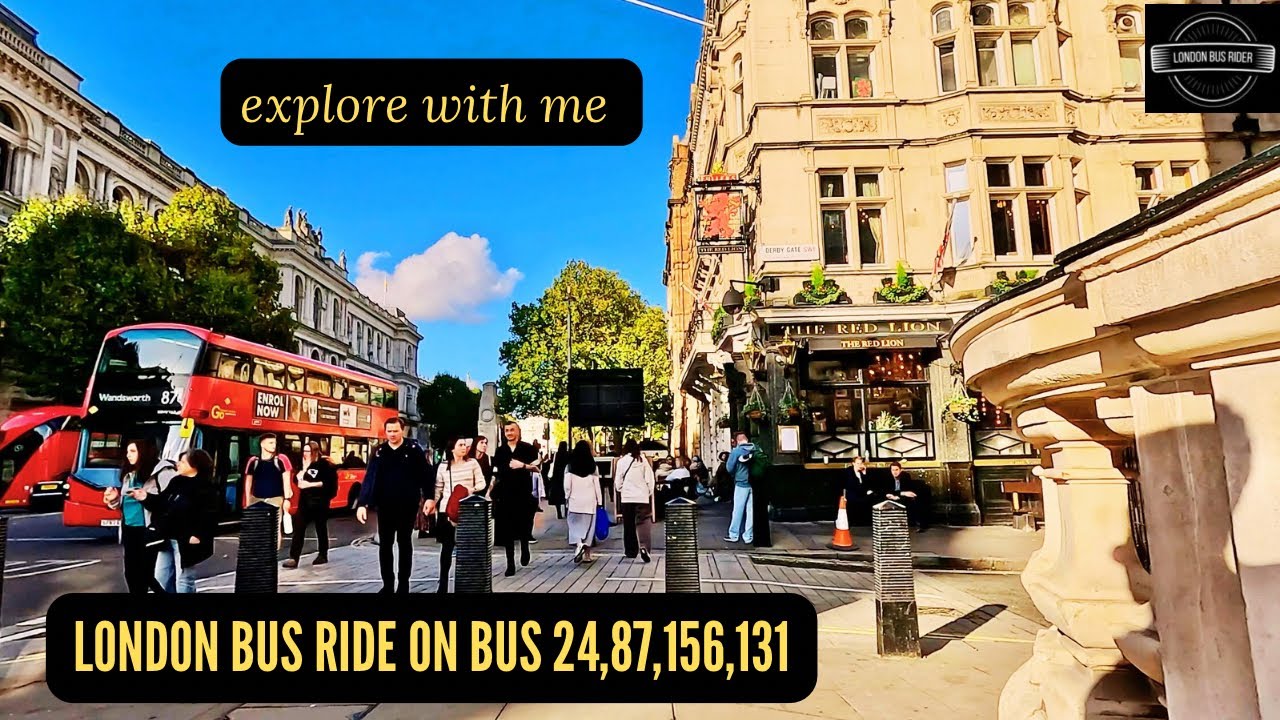 🚌 London Bus Adventure: Victoria Station to Tooting Broadway 🌆 - YouTube