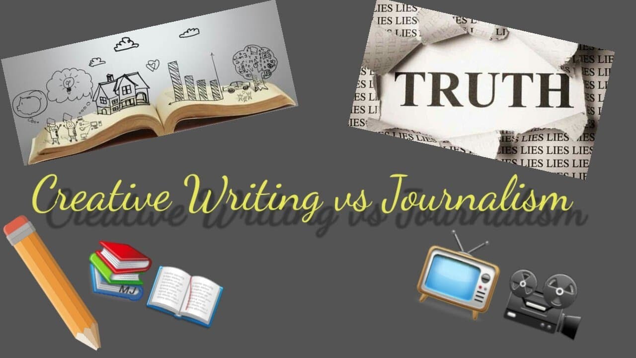 Creative Writing vs Journalism - YouTube