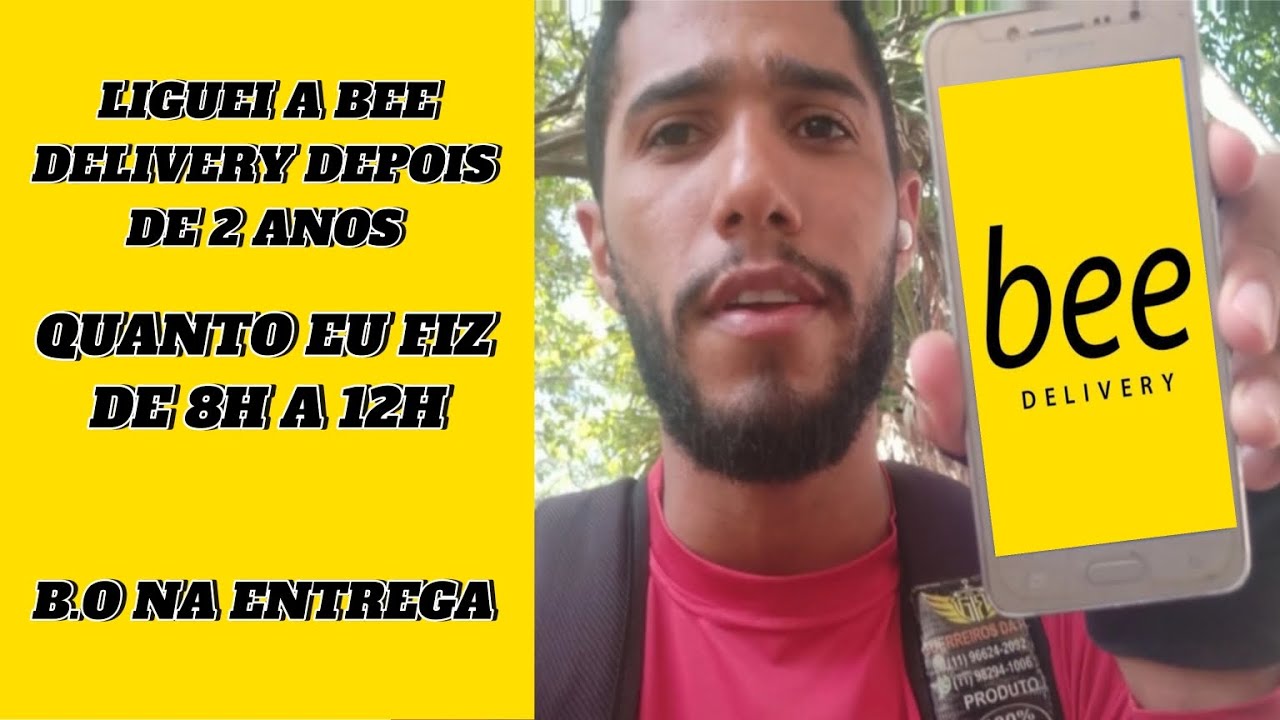 RODANDO COM O APP DA BEE DELIVERY - YouTube
