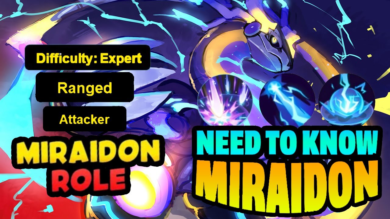 🔍 "MIRAIDON in Pokémon UNITE: EVERYTHING You NEED To Know! | Moves ...