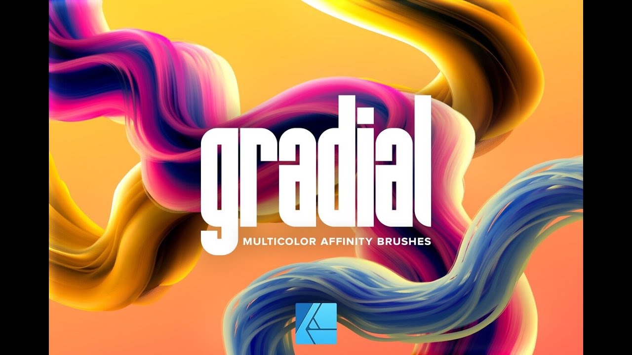 Download Gradial – Multicolor Brushes for Affinity Stock Graphics - YouTube