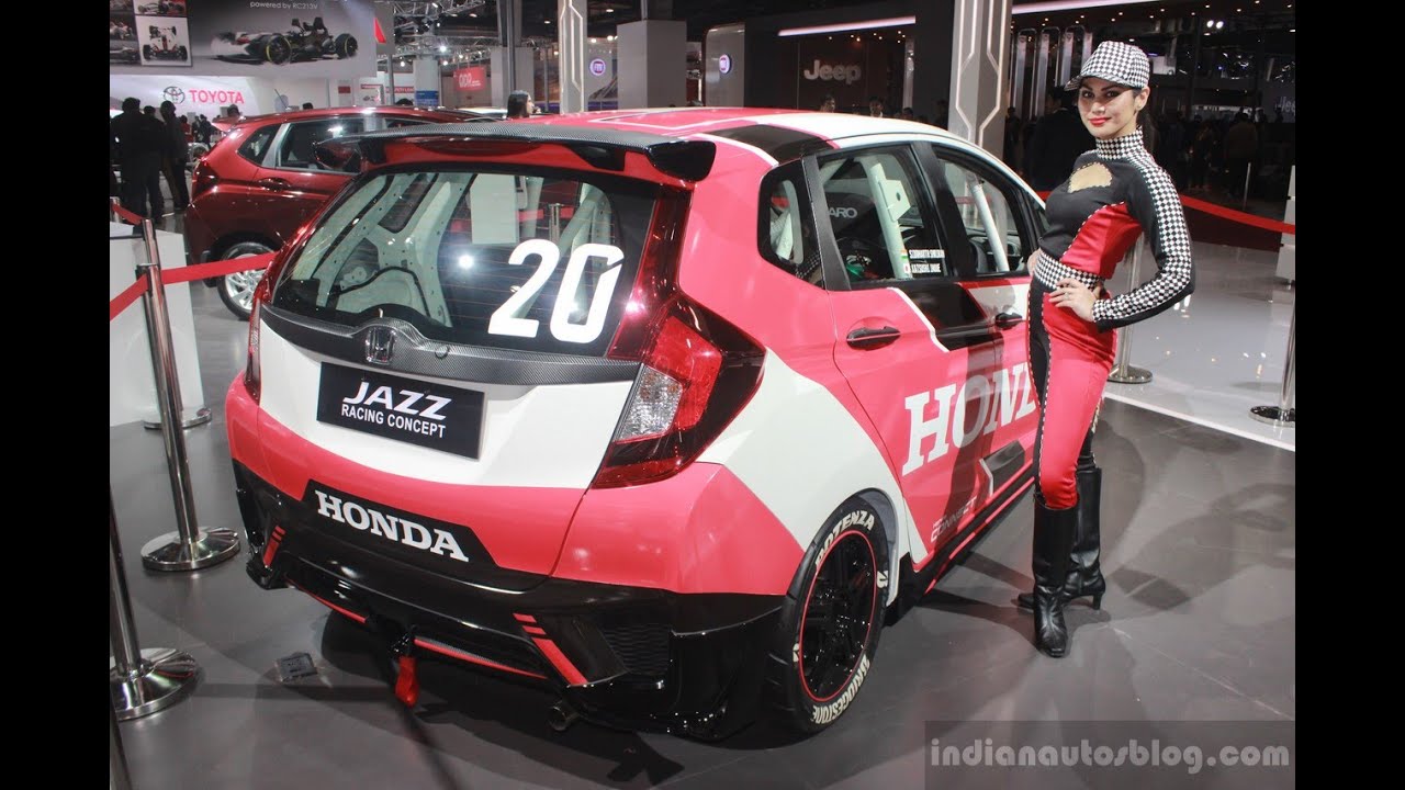 Honda Jazz Racing Concept at 2016 Auto Expo - YouTube