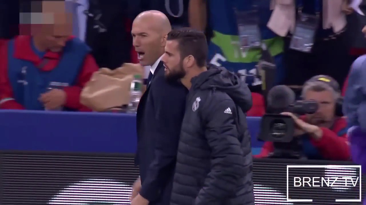 The Reactions of Zidane in The final Champions league 2017 - YouTube