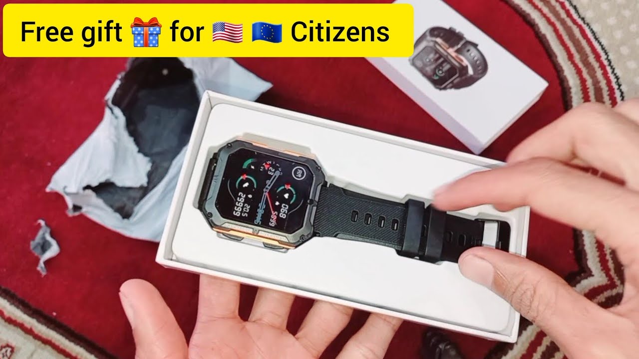 Rugged Smartwatch C20 pro - YouTube