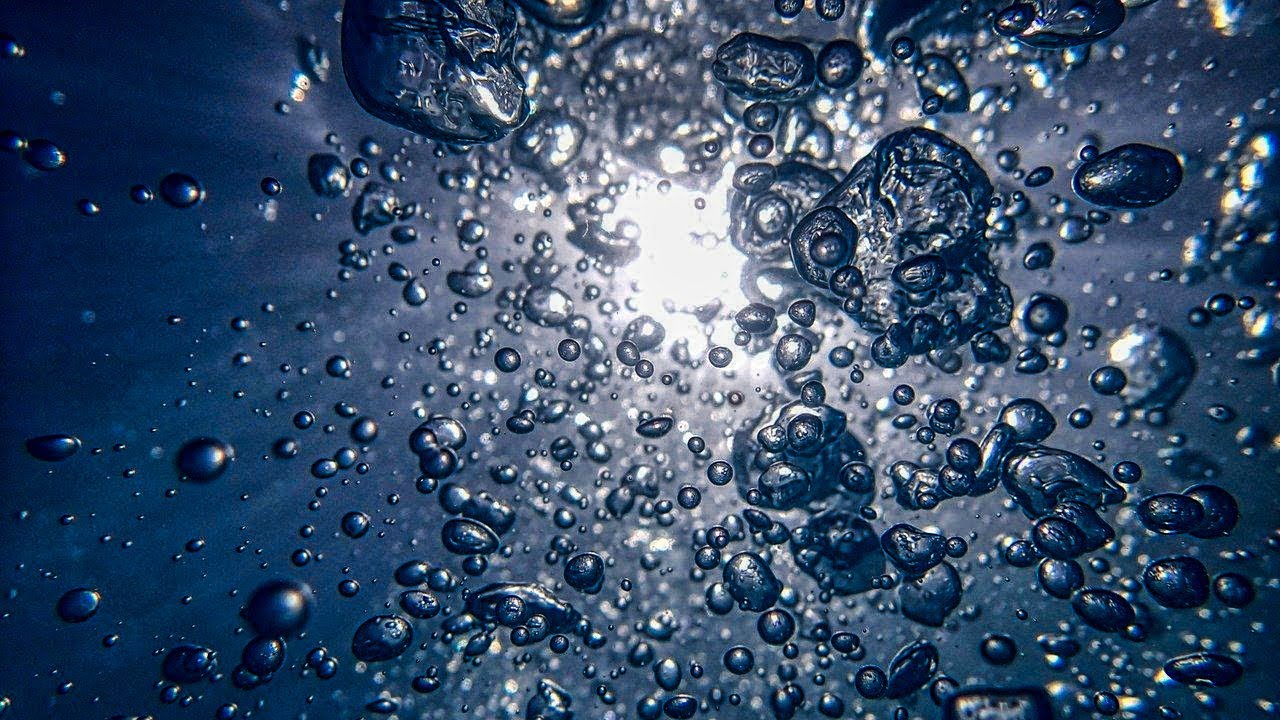 Real underwater bubble sounds. Water bubbles. Underwater sounds ...