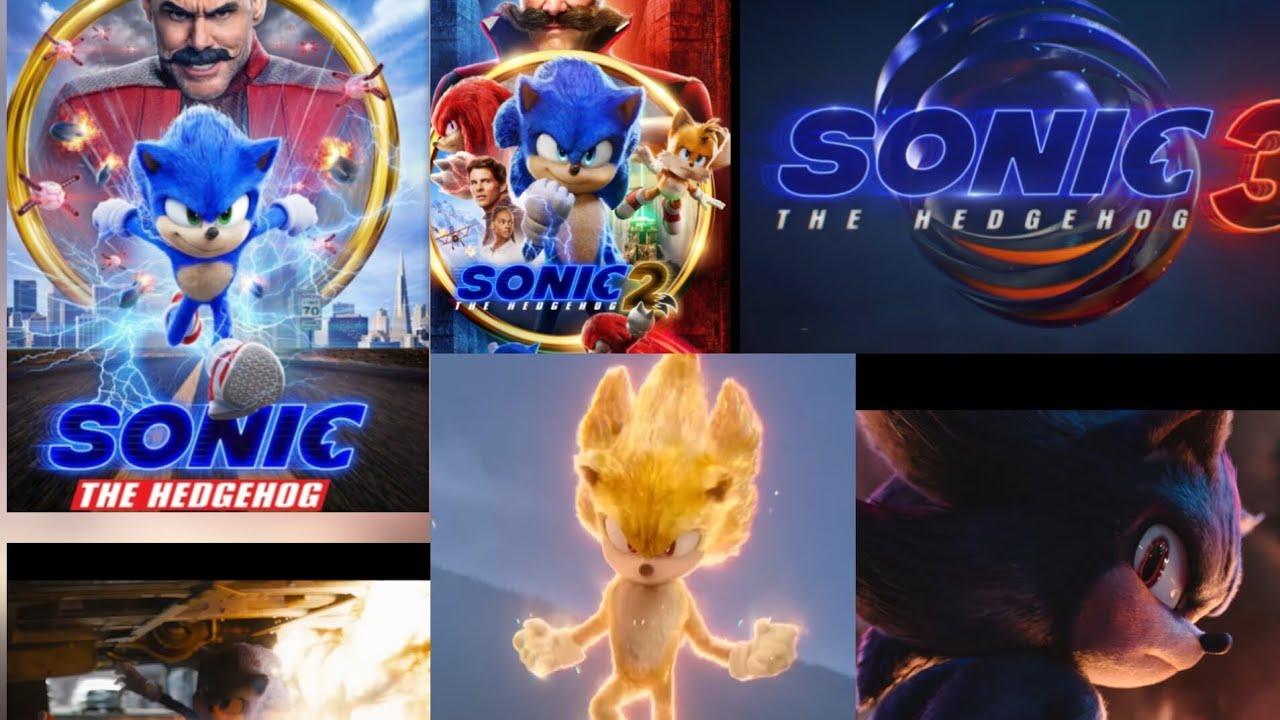 Sonic Movie Trilogy - All First Trailers (2019 - 2024) - YouTube