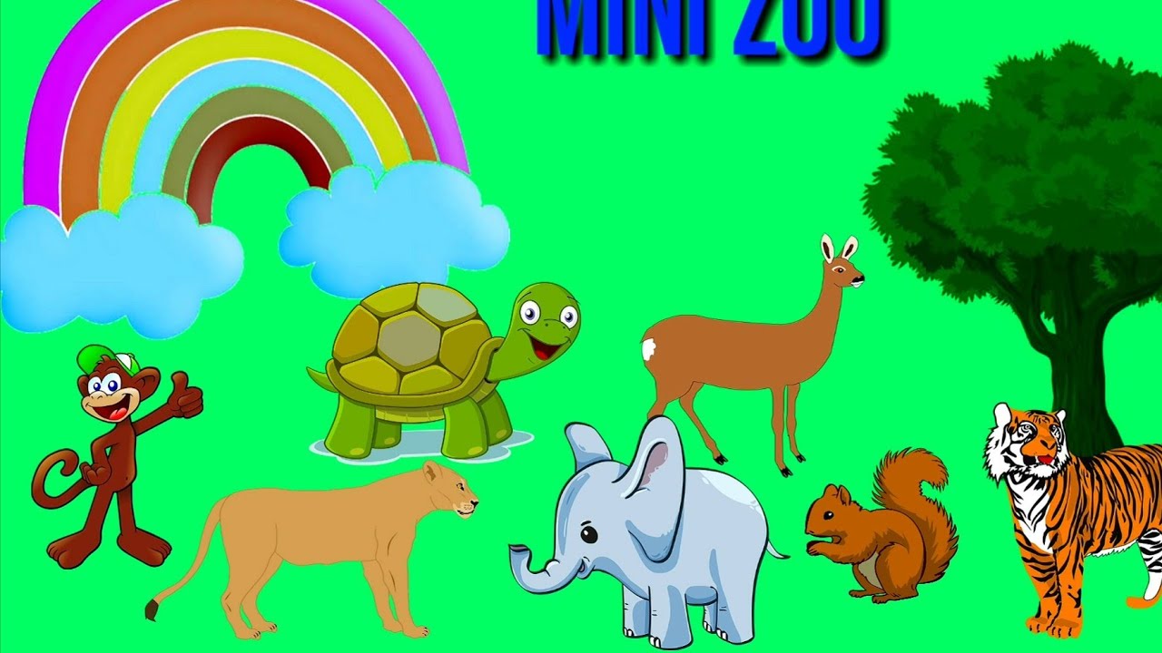 mini zoo animal koleksi - YouTube