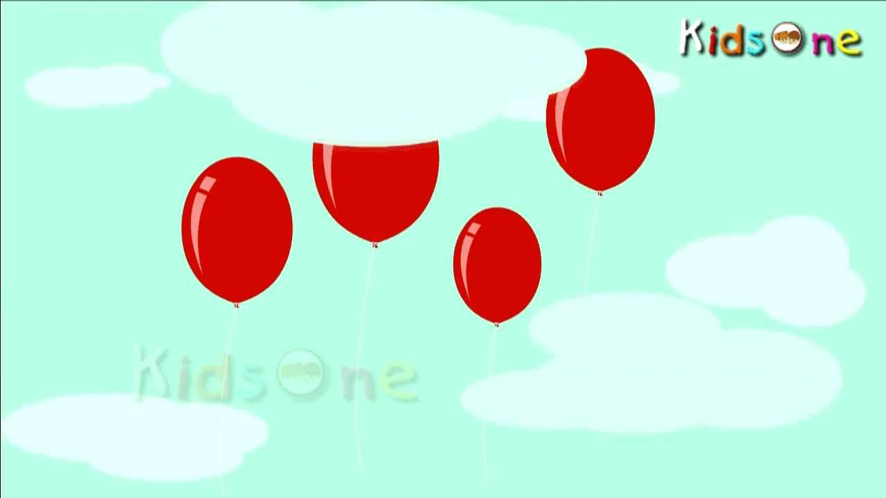 My Red Ballon || English Animated Rhymes for Kids - KidsOne - YouTube
