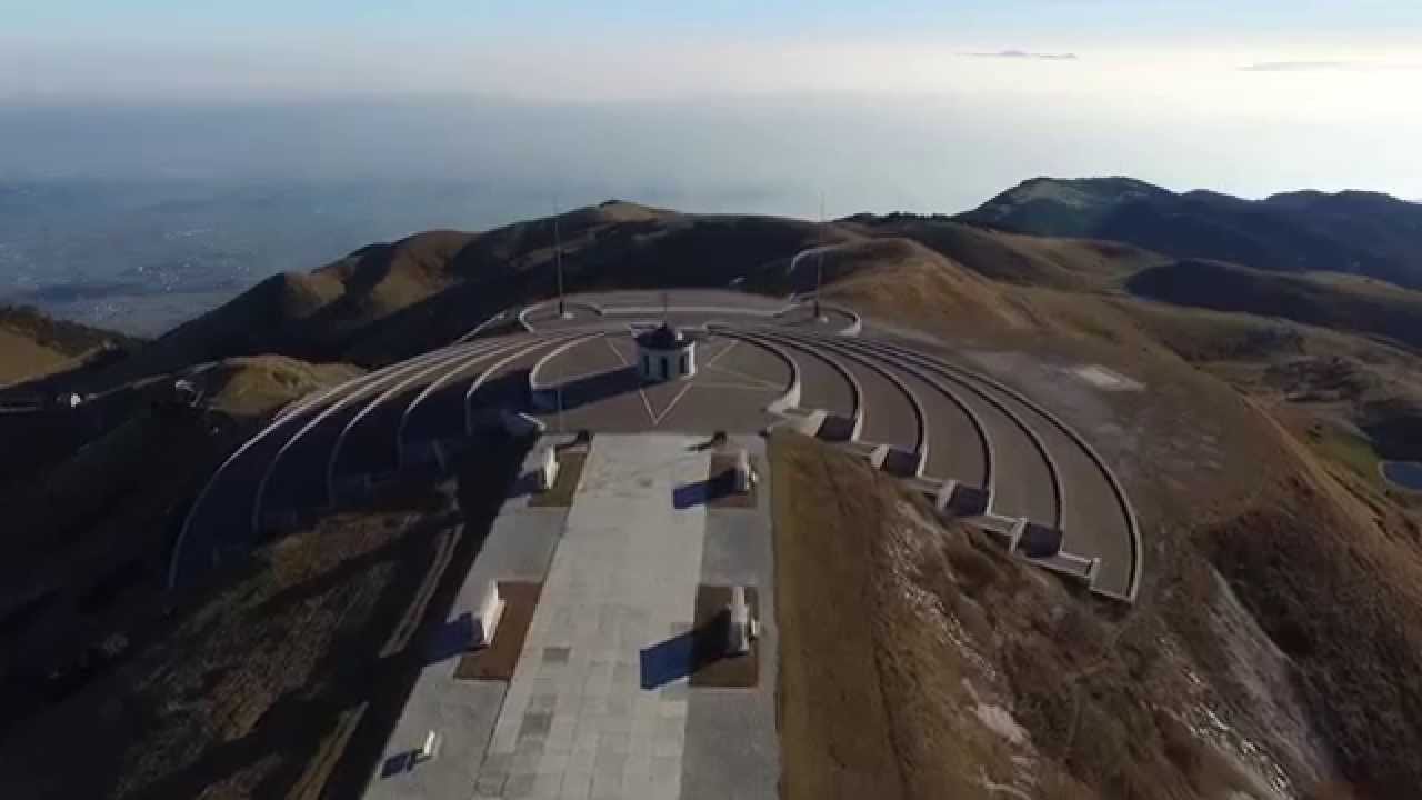 Monte Grappa (aerial view) - YouTube