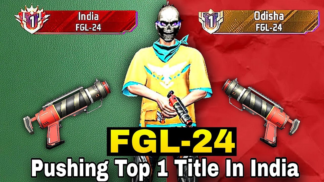 Pushing Top 1 Title in Fgl-24 | Solo Br Rank Weapon Glory Push in ...