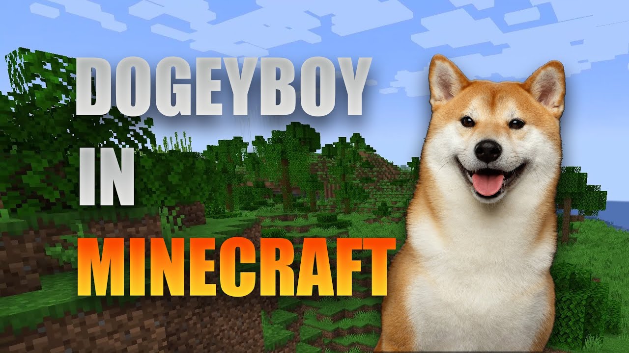 Dogey Boy survived first day as a noob in Minecraft! - YouTube