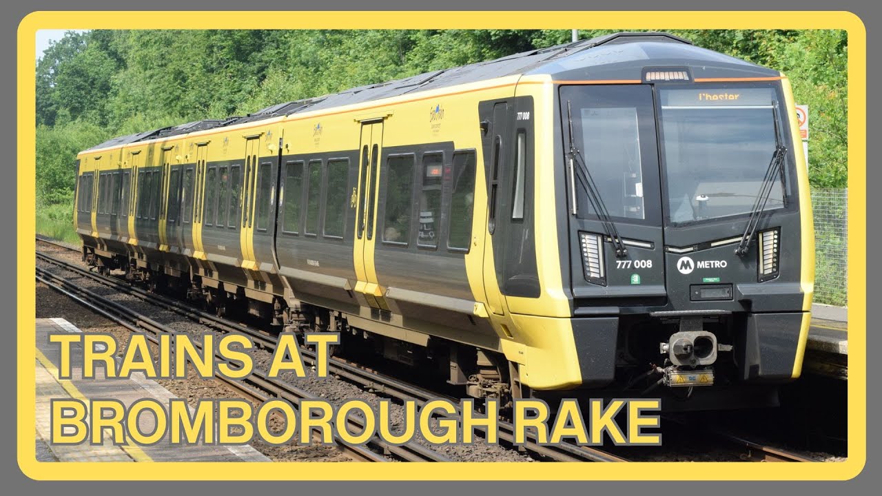 TRAINS at BROMBOROUGH RAKE railway station - YouTube
