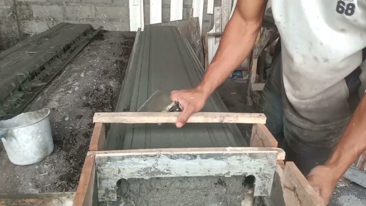 cara membuat pilar model U - YouTube