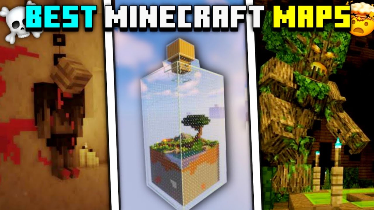 😍 Top 5 Best Maps for Minecraft pocket edition | Top 5 Maps for MCPE [1 ...
