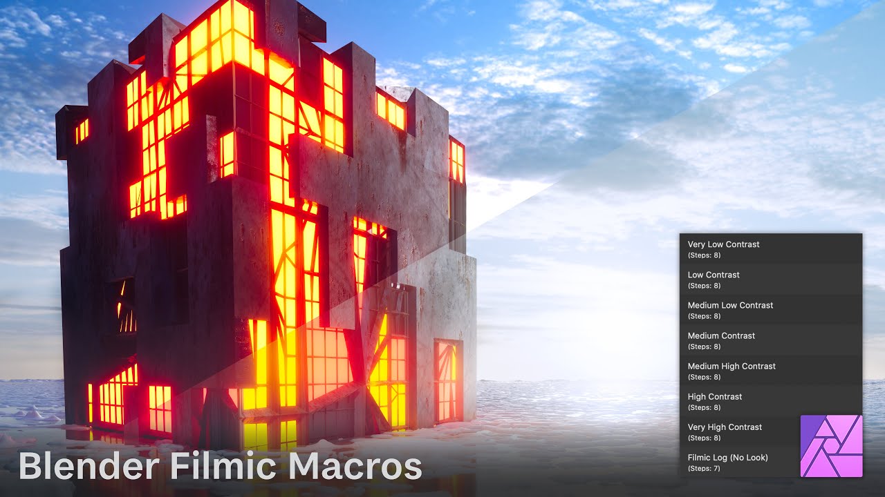 Blender Filmic Macros for Affinity Photo—get the Filmic look instantly ...