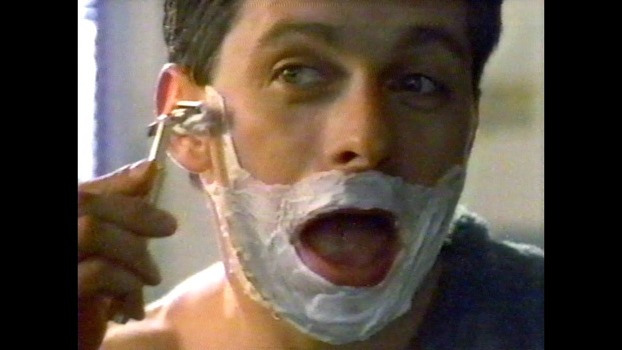Goopful Gillette Shaving Foam Retro 90s Commercial (1990) - YouTube