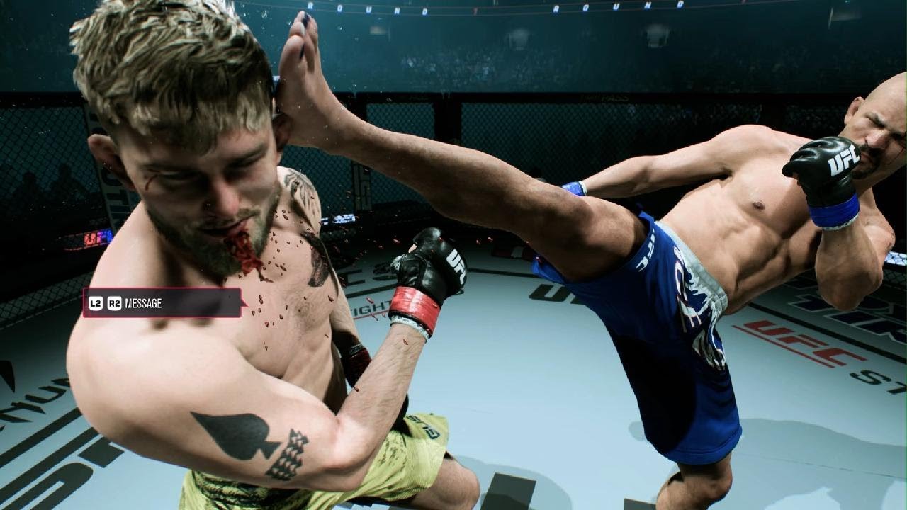 Old school fight Chuck Liddell Vs. Alexander Gustafsson EA SPORTS UFC 5 ...