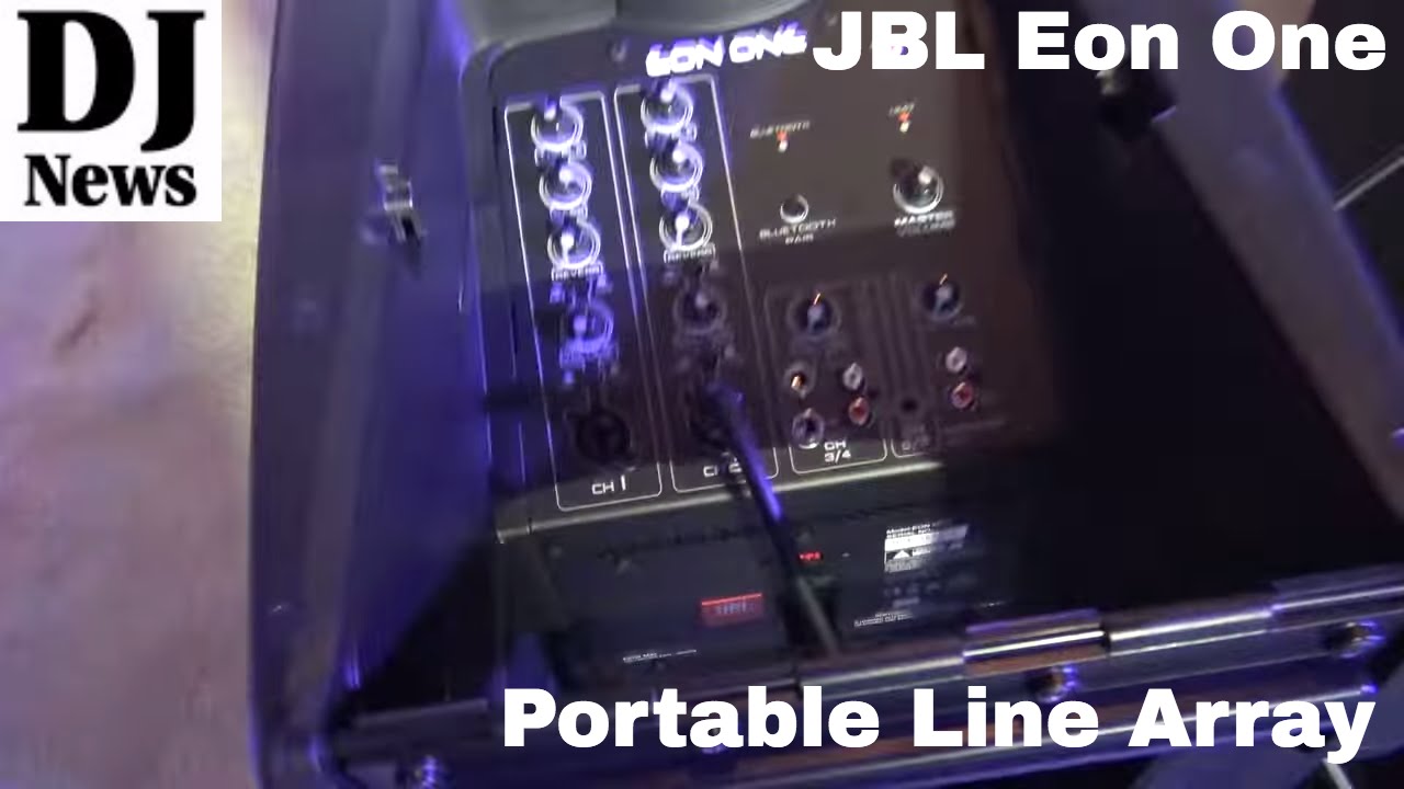 JBL Eon One Line Array Portable Sound System | Disc Jockey News - YouTube