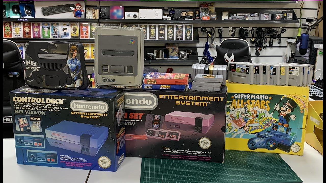 NICE RETRO NINTENDO COLLECTION TRADED IN - YouTube