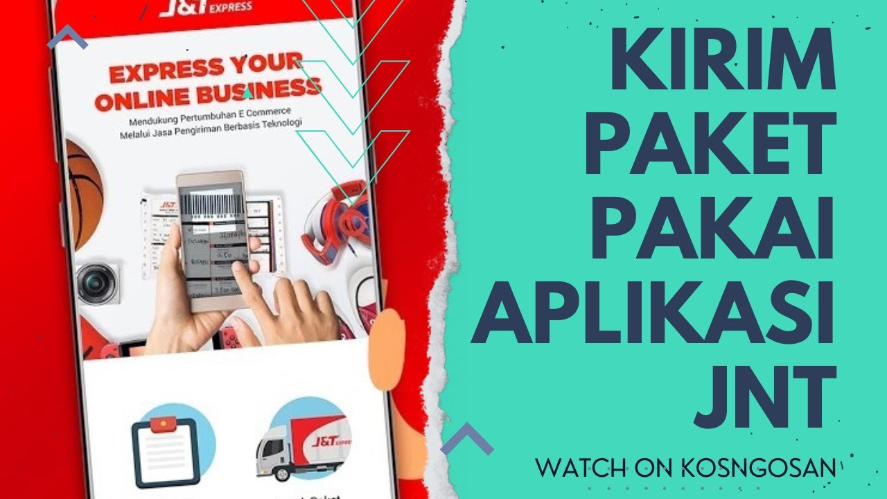 Cara Kirim Paket di Aplikasi J&T Express dari HP Saja - YouTube