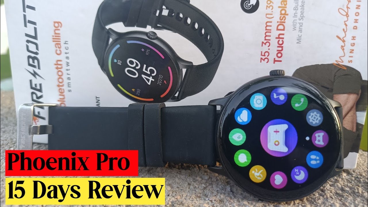 fire boltt phoenix pro 1.39 bluetooth calling smartwatch 15 Days Review ...
