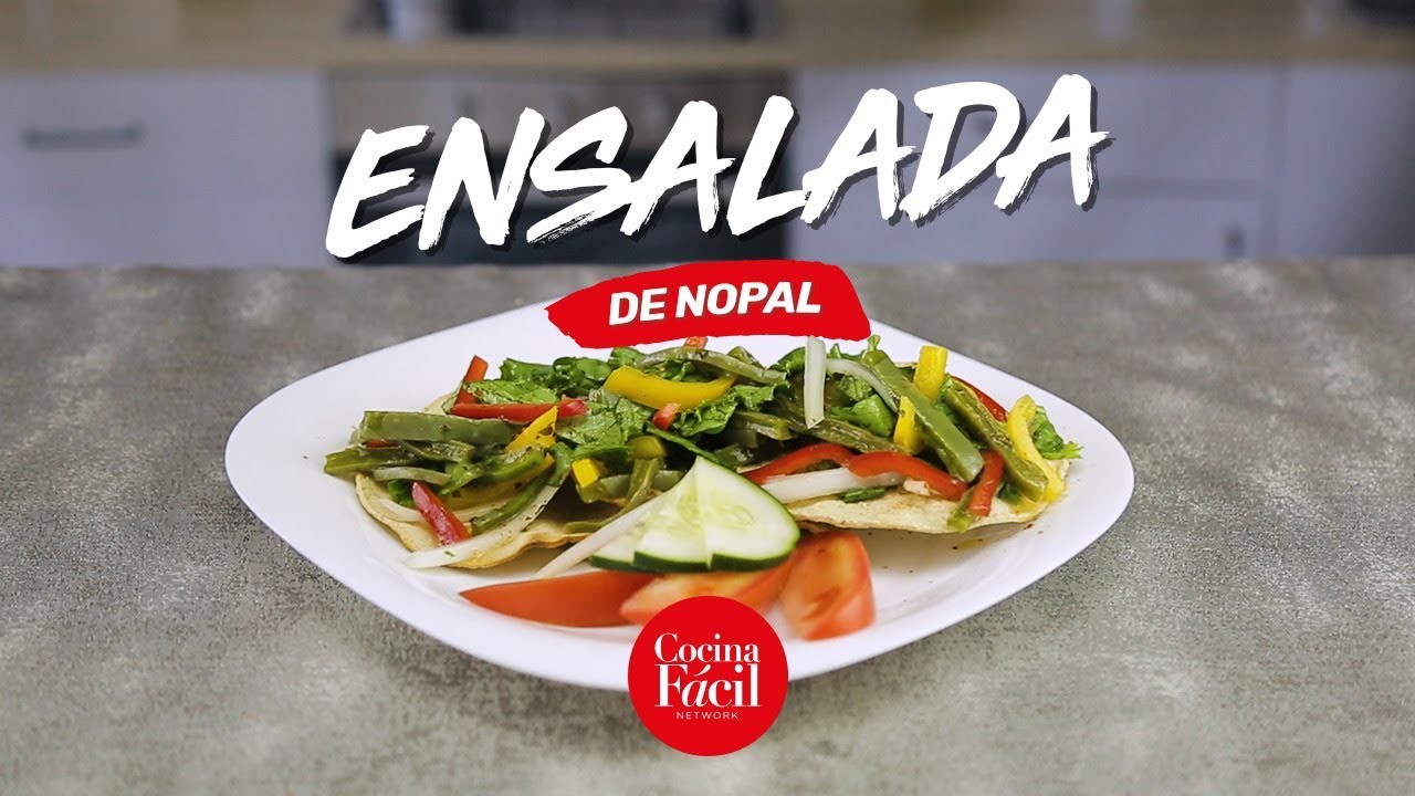 Ensalada de nopales con cebolla 🥗 | Cocina Fácil - YouTube